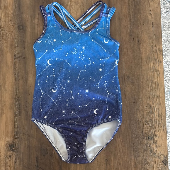 One Pieces | Blue Starry Night Leotard | Poshmark